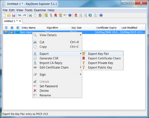 Keystore explorer tutorial - archityred